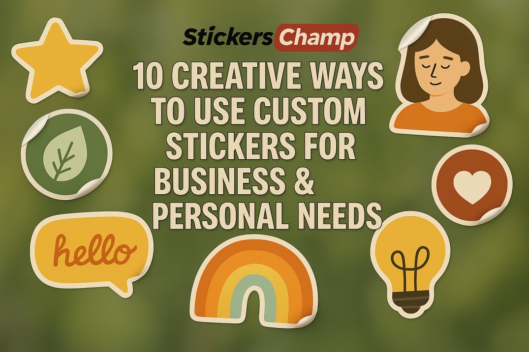 10 Creative Ways to Use Custom Stickers for Business & Personal Needs